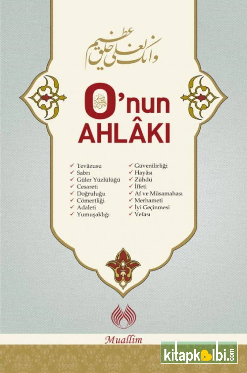 Onun Ahlakı | KitapKalbi Yayıncılık
